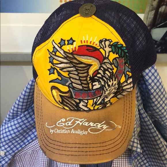 Ed Hardy | Accessories | Ed Hardy Hat Born Free | Poshmark